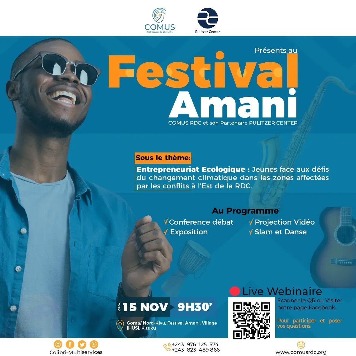 Connect With Pulitzer Center at Festival Amani in Goma, DRC | Pulitzer Center